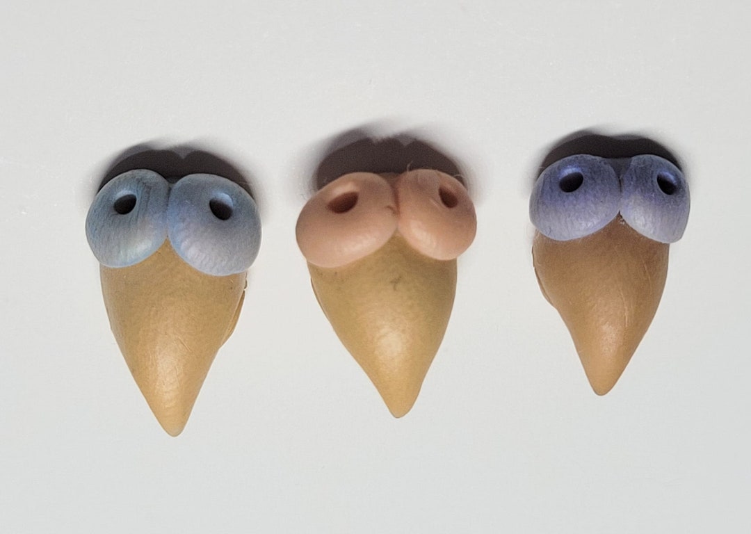 Handmade Polymer Clay Budgie Beaks: Parakeet Felting Supplies - Set of ...