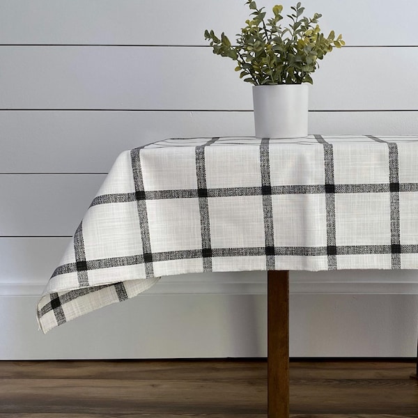 Plaid Tablecloth - Etsy