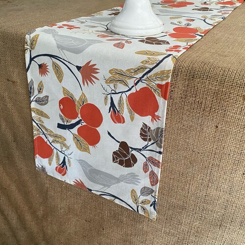 Fall Leaves Fall Table Runner Autumn Decor Kitchen Linens - Etsy