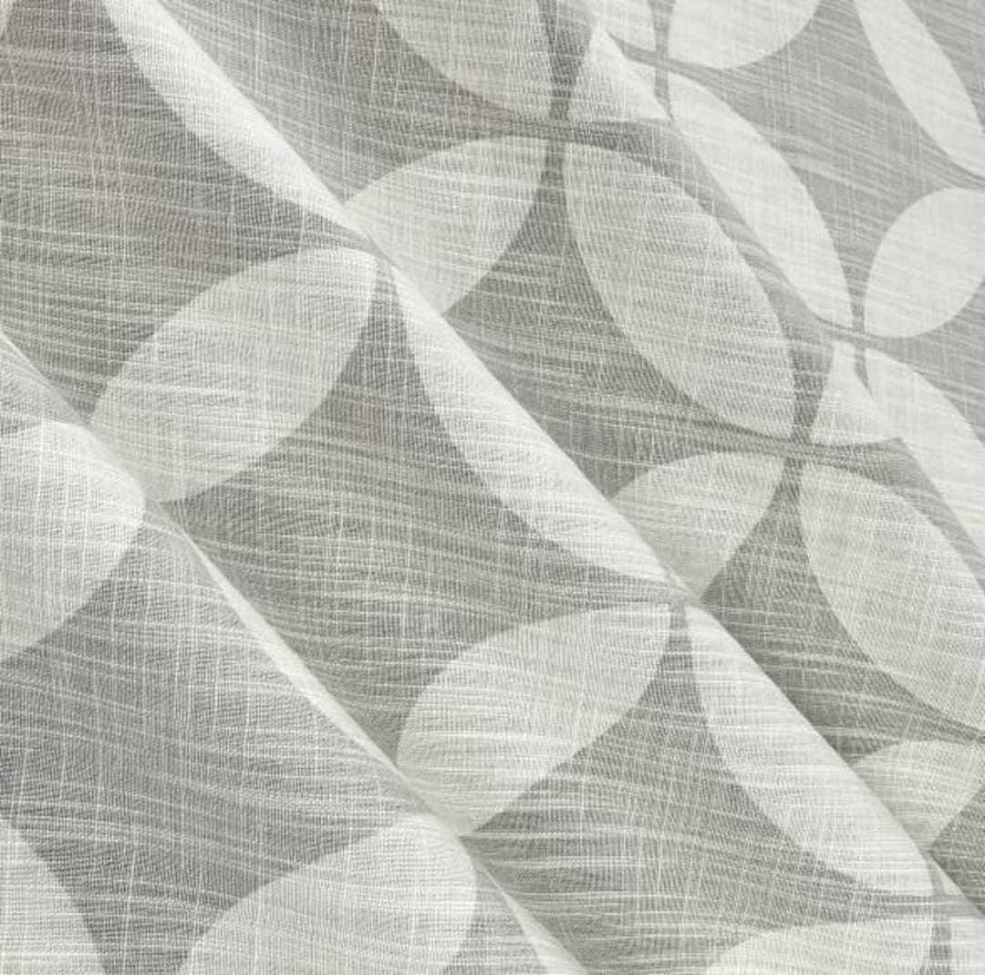 Gray Curtain Panels Modern Farmhouse Window Treatments Rustic Primitive ...