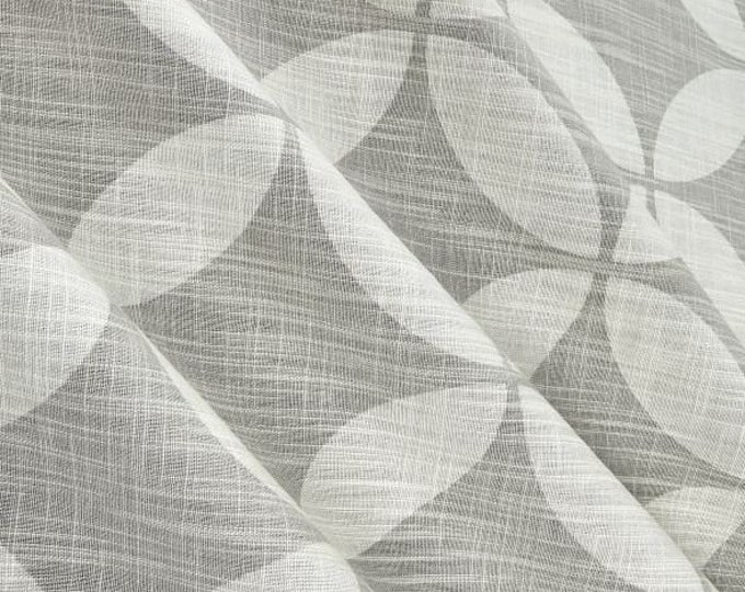 Gray Curtain Panels Modern Farmhouse Curtains Rustic Primitive Home ...