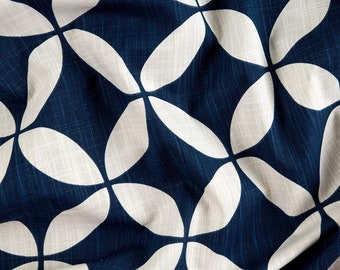 Navy Indigo Blue Table Overlay Solid Blue Tablecloth Topper Modern ...