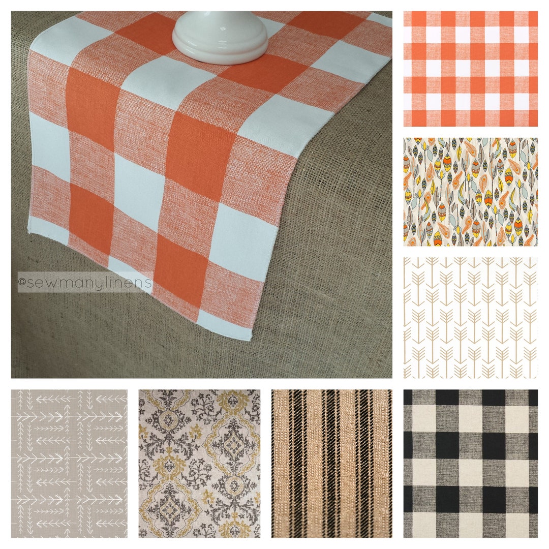 Thanksgiving Table Runner Autumn Fall Home Decor Table Centerpiece ...
