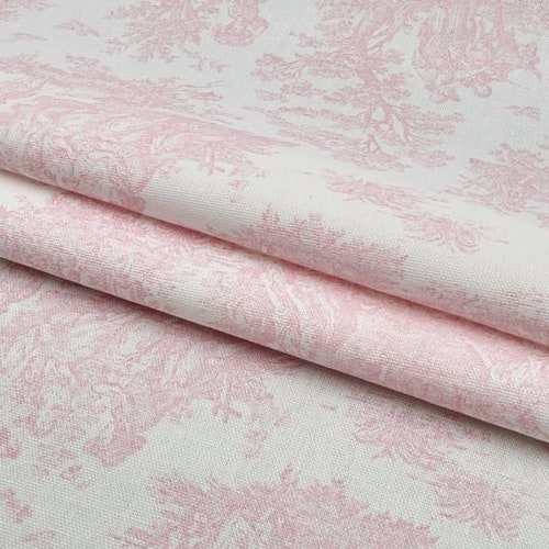 Pink Toile Curtains - Etsy