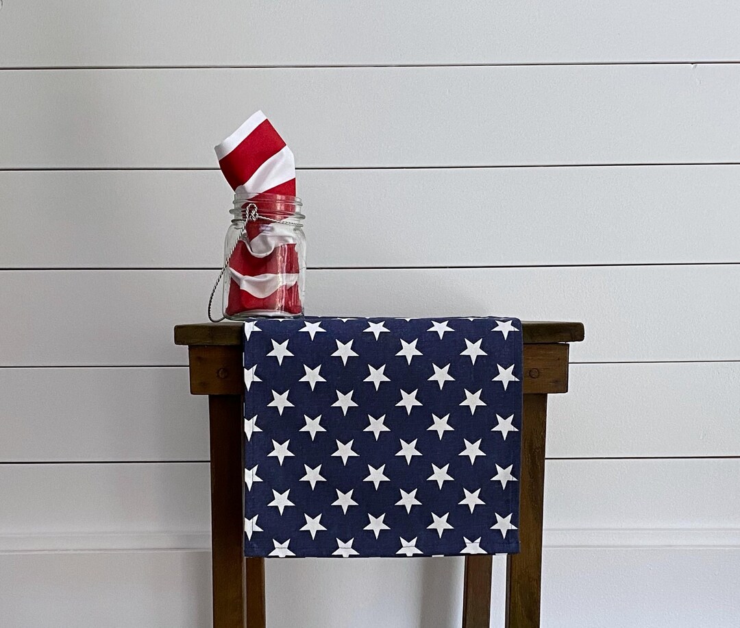 Independence Day Table Centerpiece Stars Table Runner Military Home ...