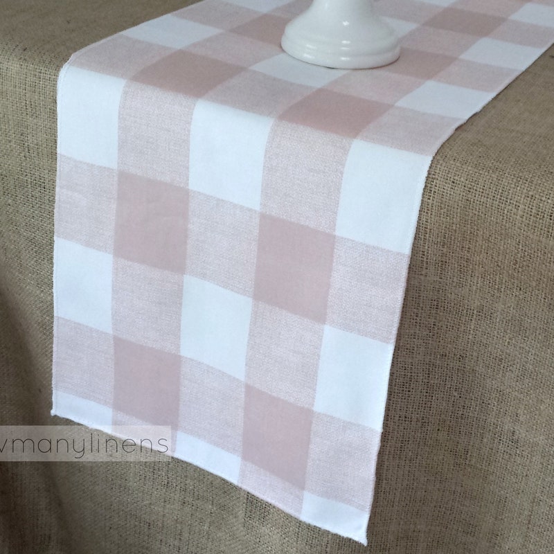 Pink Table Runner - Etsy