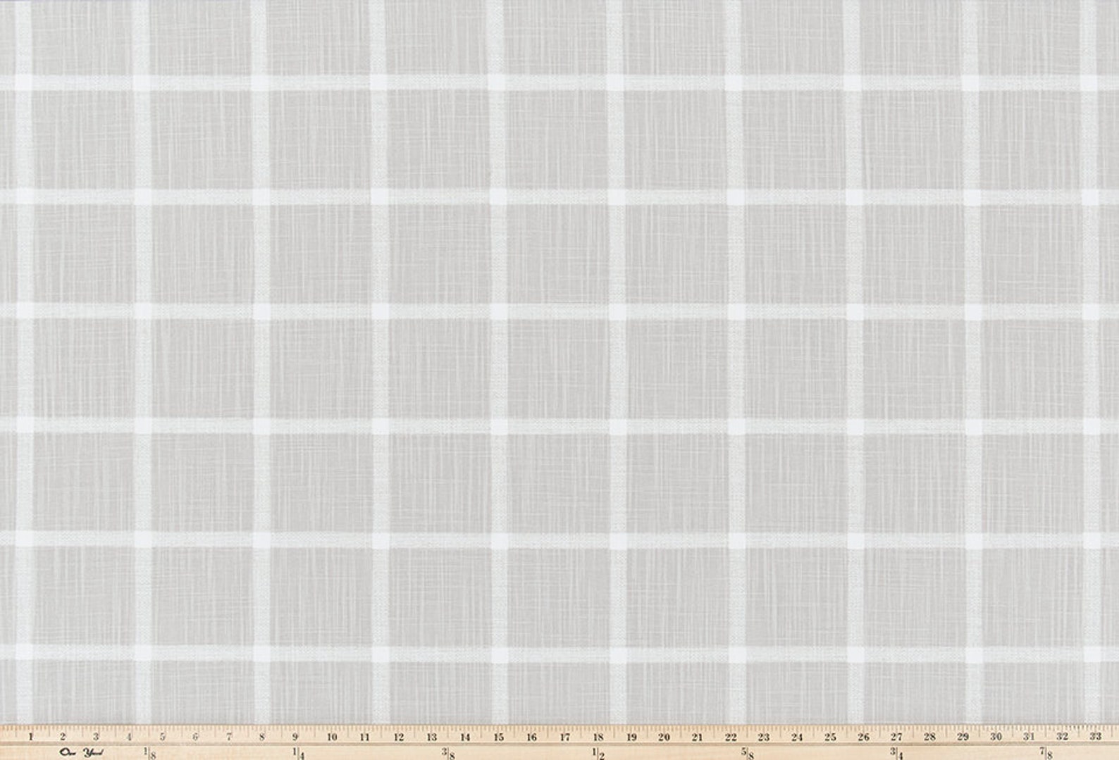 Gray Windowpane Plaid Curtain Panels Modern Farmhouse Home Decor Rustic ...