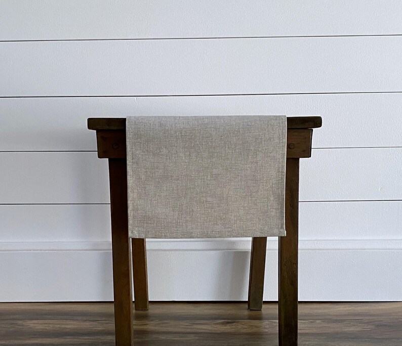 Tan Beige Table Runner Natural Neutral Home Decor Centerpiece Dining ...