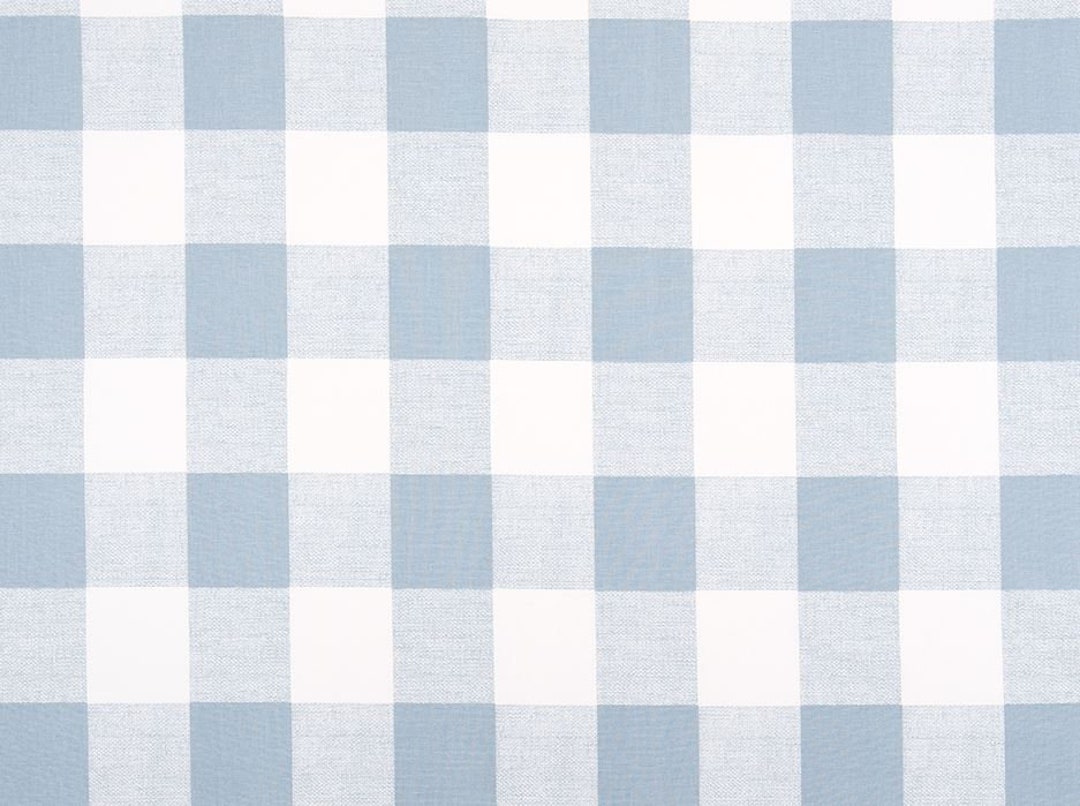 Light Blue Plaid Table Square Overlay Tablecloth Blue Buffalo Check ...
