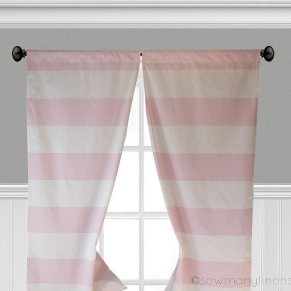 Horizontal Stripe Curtain - Etsy