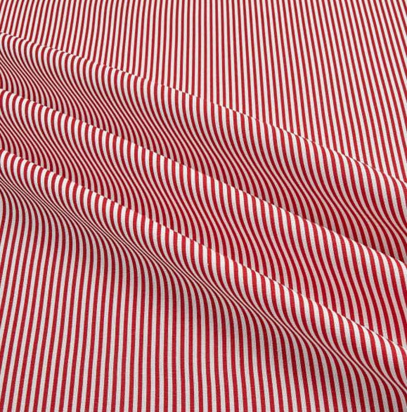 Red Stripe Curtain Panels Candy Cane Window Treatments Red Cafe ...