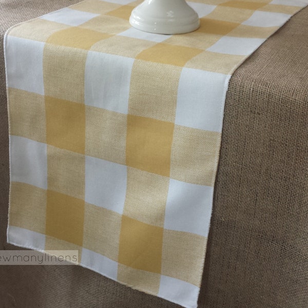 Buffalo Check Table Runner - Etsy