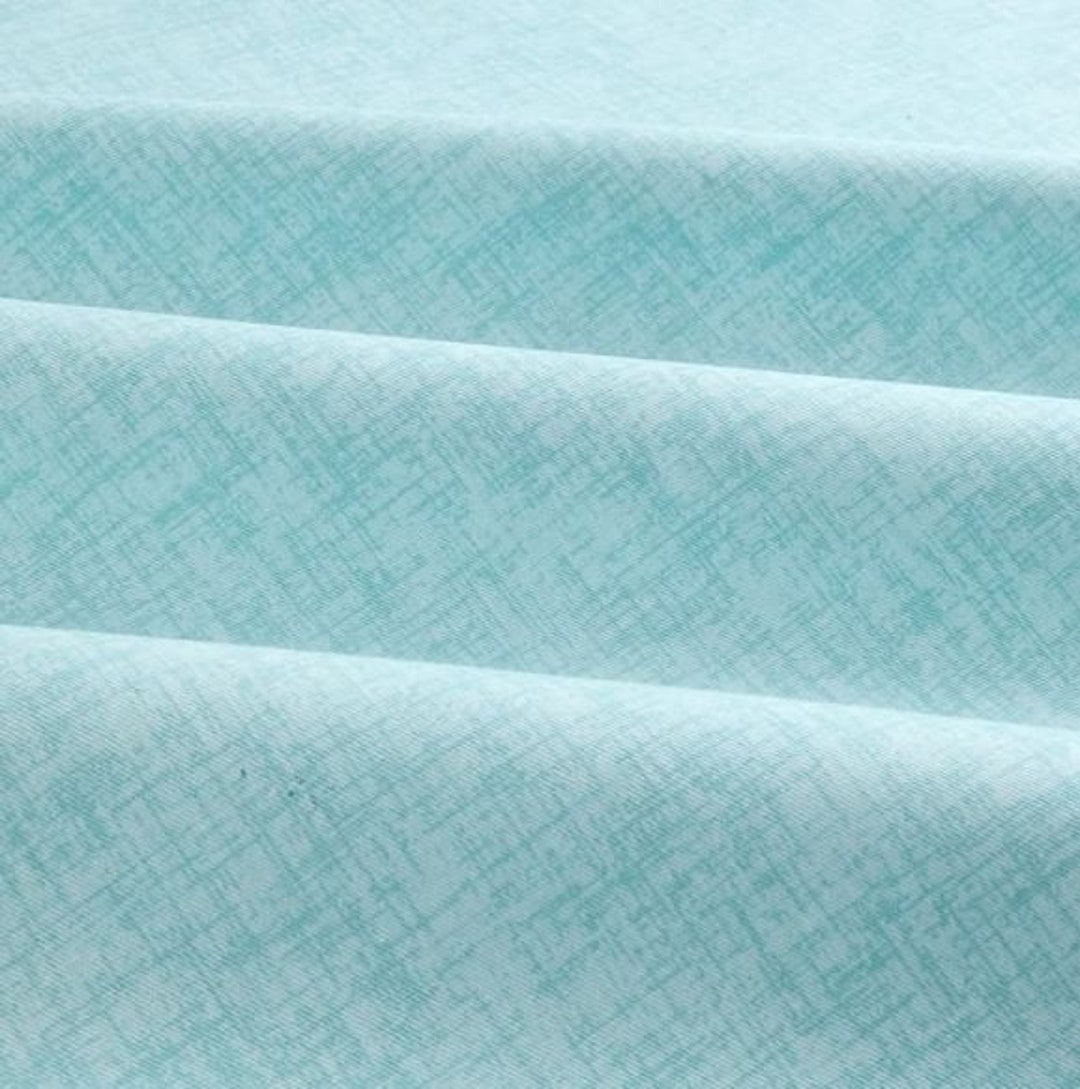 Seafoam Aqua Blue Table Overlay Solid Blue Tablecloth Topper Modern ...