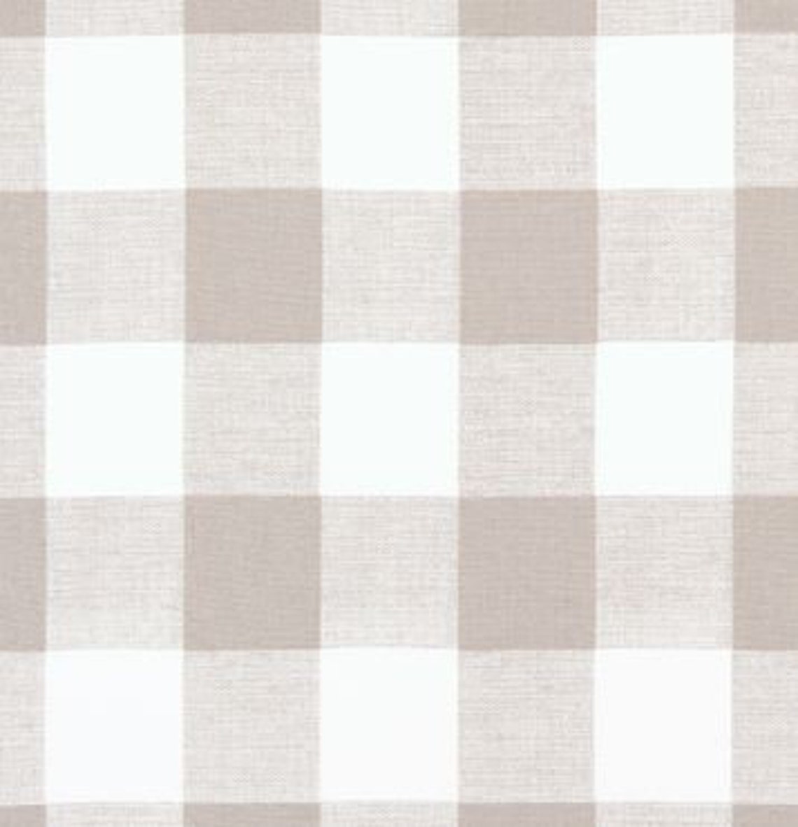 Tan Taupe Beige Plaid Table Square Overlay Tablecloth Ecru Buffalo ...