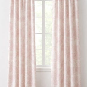 Pink Toile Curtains Colonial Classic Home Decor Window Treatments ...