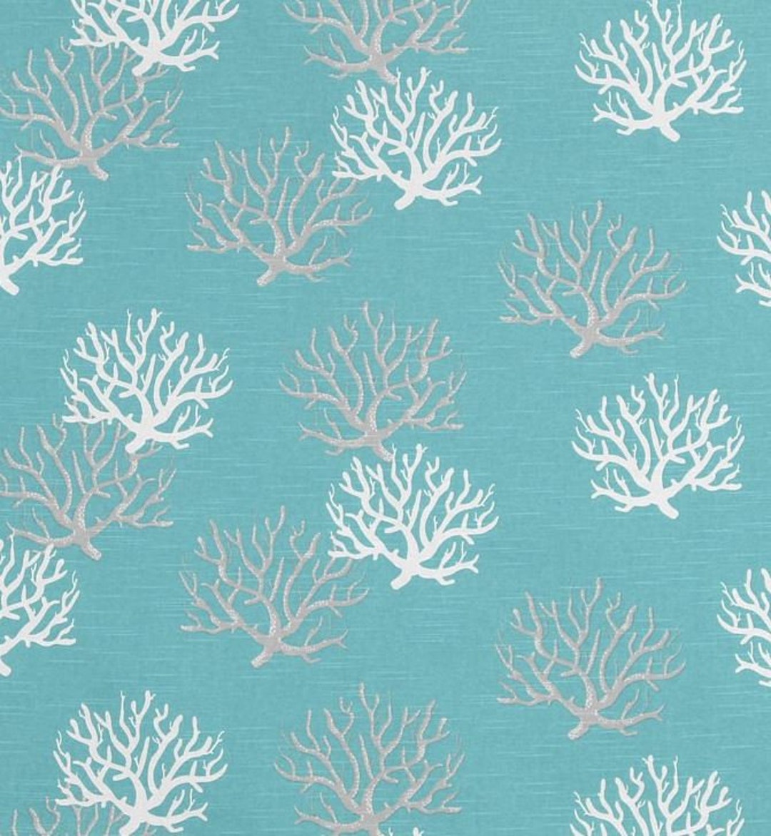 Aqua Blue Table Square Overlay Nautical Coral Reef Linens Table ...