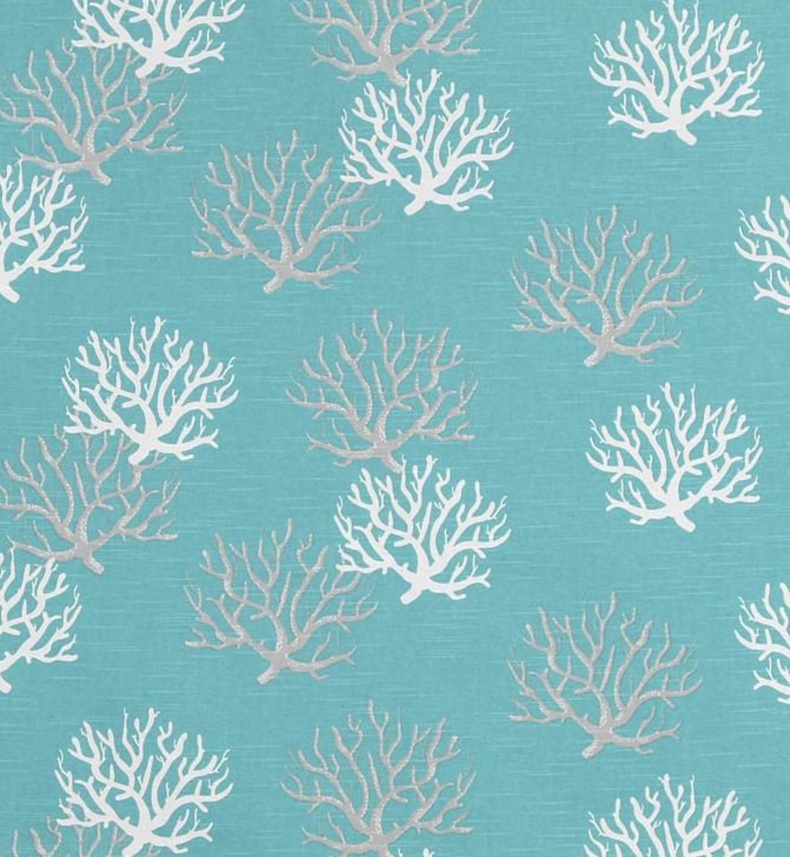Aqua Blue Table Square Overlay Nautical Coral Reef Linens - Etsy