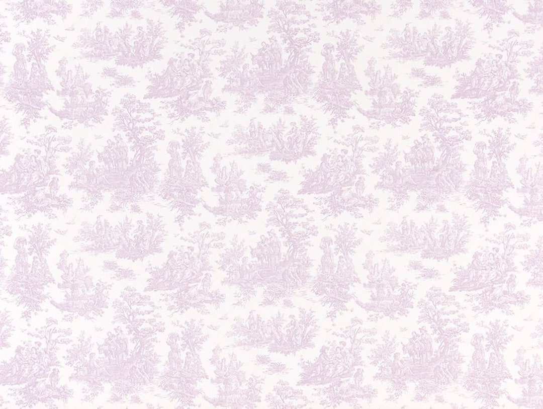 Light Purple Toile Tablecloth French Colonial Home Decor Lavender Table ...
