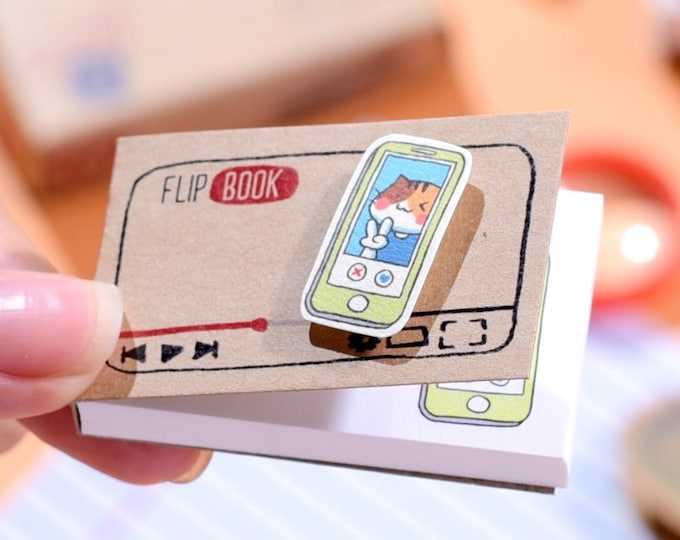 Tiny Love Flip Book/ I Love You Flipbook/ Animation Book/ Handmade ...