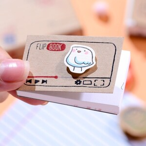 Tiny Love Flip Book/ I Love You Flipbook/ Animation Book/ Handmade ...