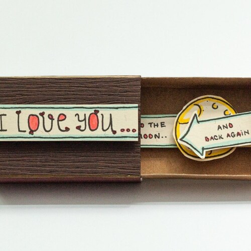 Romantic Love Card/ Cute Surprise Love Gift for Him/ I Love - Etsy