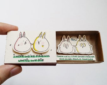 Cute Friendship Matchbox Unique Gift Box for Friends BFF | Etsy