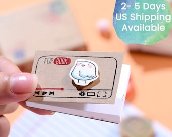 Tiny Love Flip Book/ I Love You Flipbook/ Animation Book/ Handmade ...