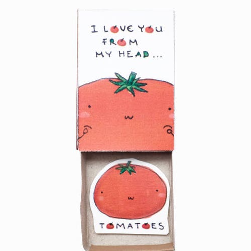 Funny Love Card/ Tomato Pun Love Card /unique Gift for Her/ | Etsy
