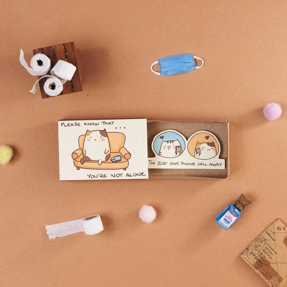 Quarantine Card Social Distance Card Positive Vibes card | Etsy