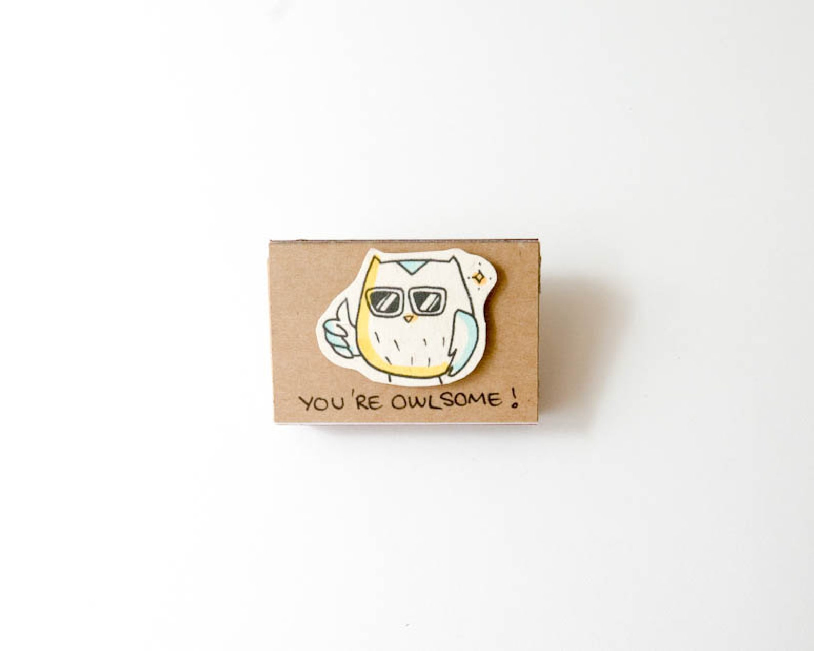 Funny Owl Friendship Card you're Owlsome - Etsy