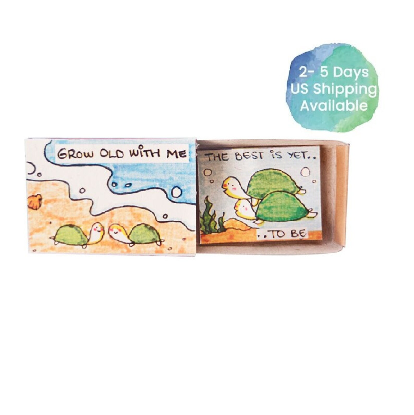 Romantic Love Card/ Turtle Anniversary Card/ Unique Love Gift - Etsy