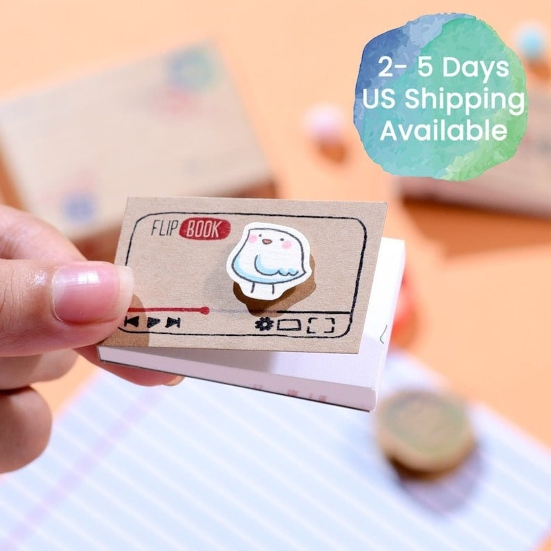 Tiny Love Flip Book/ I Love You Flipbook/ Animation Book/ Handmade ...