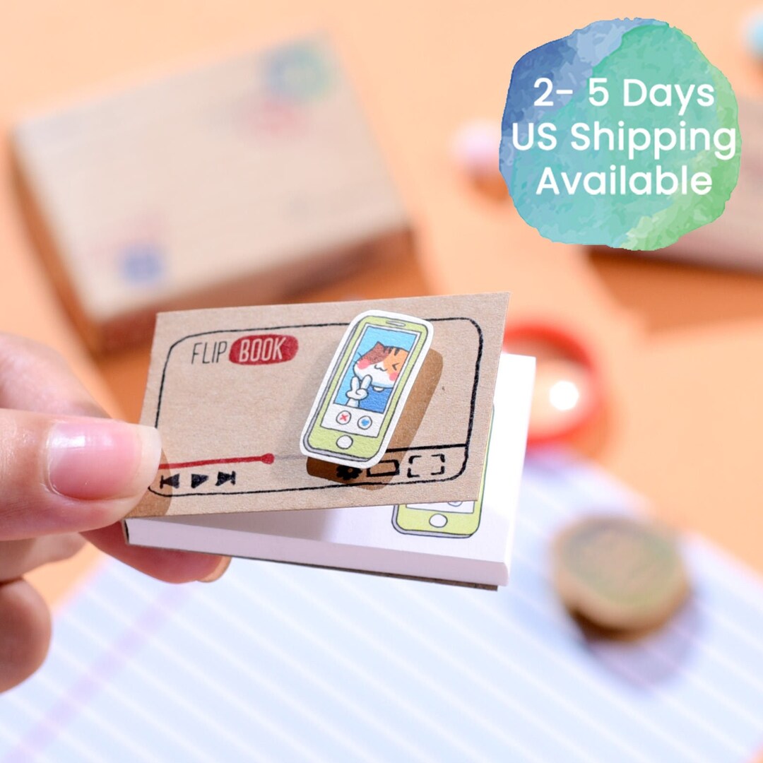 Tiny Love Flip Book/ I Love You Flipbook/ Animation Book/ Handmade ...