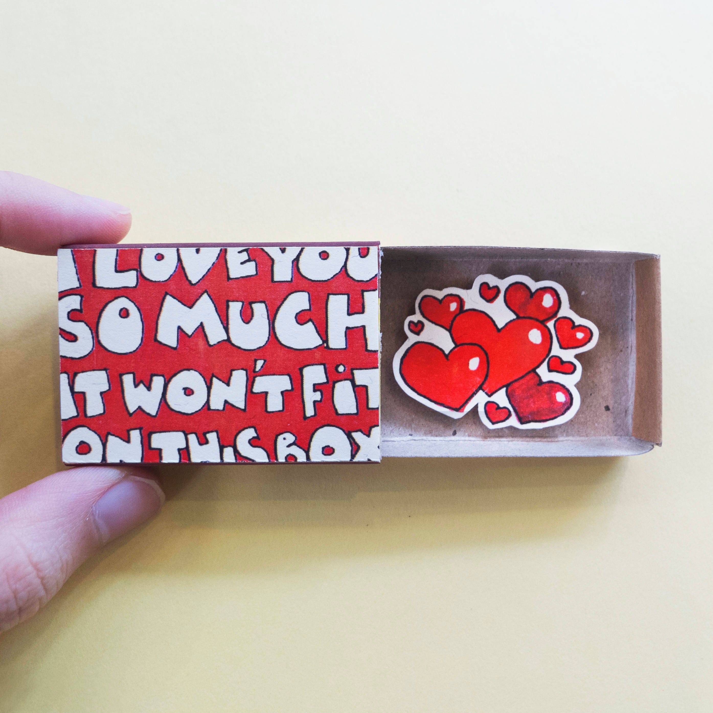 Heart Love Card/ I Love You Card/ Unique Gift for Boyfriend/ - Etsy