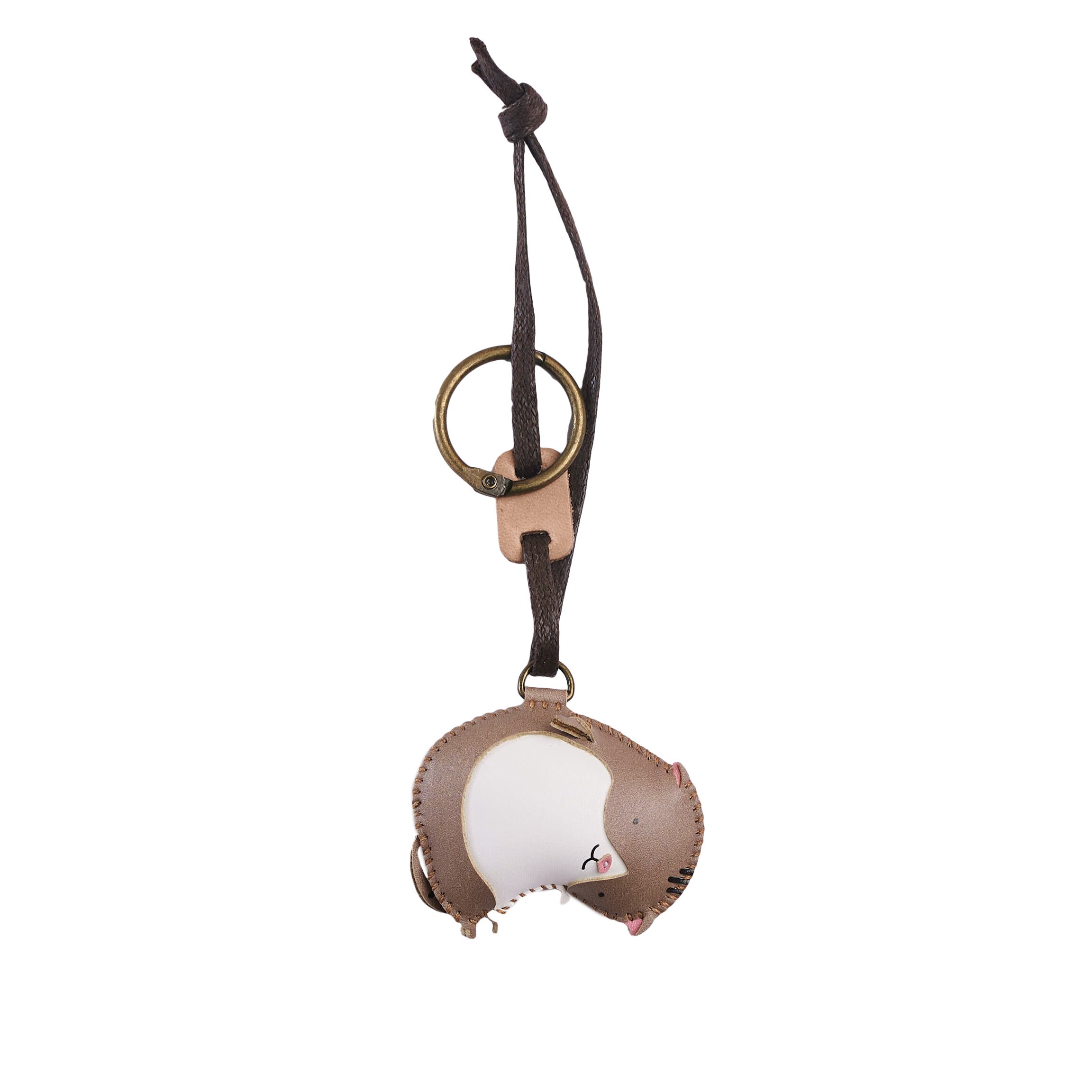 Cat Bag Charm Leather Plush Toy Personalized Charm Handmade | Etsy