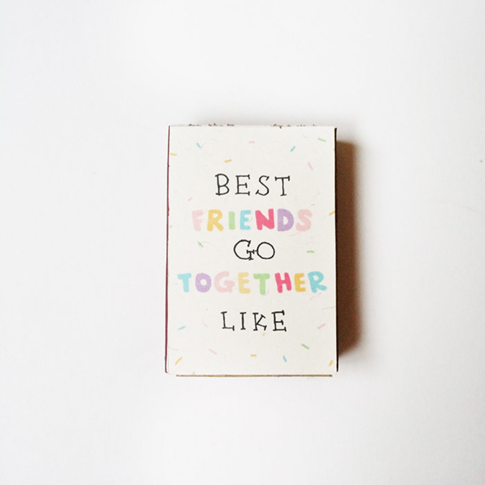 Cute Friendship Matchbox - Unique Gift Box for Friends - Cute Ice Cream ...