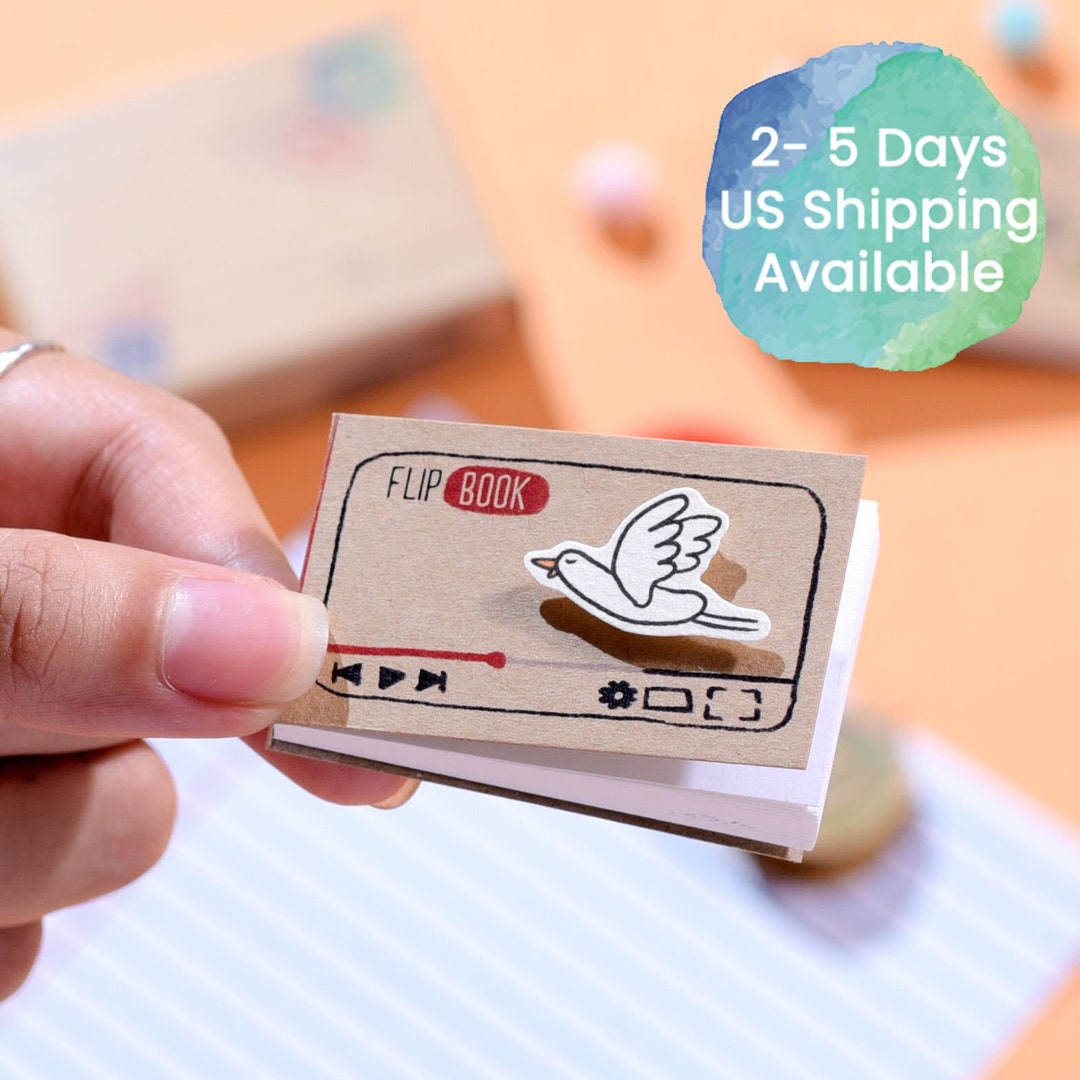 Tiny Love Flip Book/ I Love You Flipbook/ Animation Book/ Handmade ...