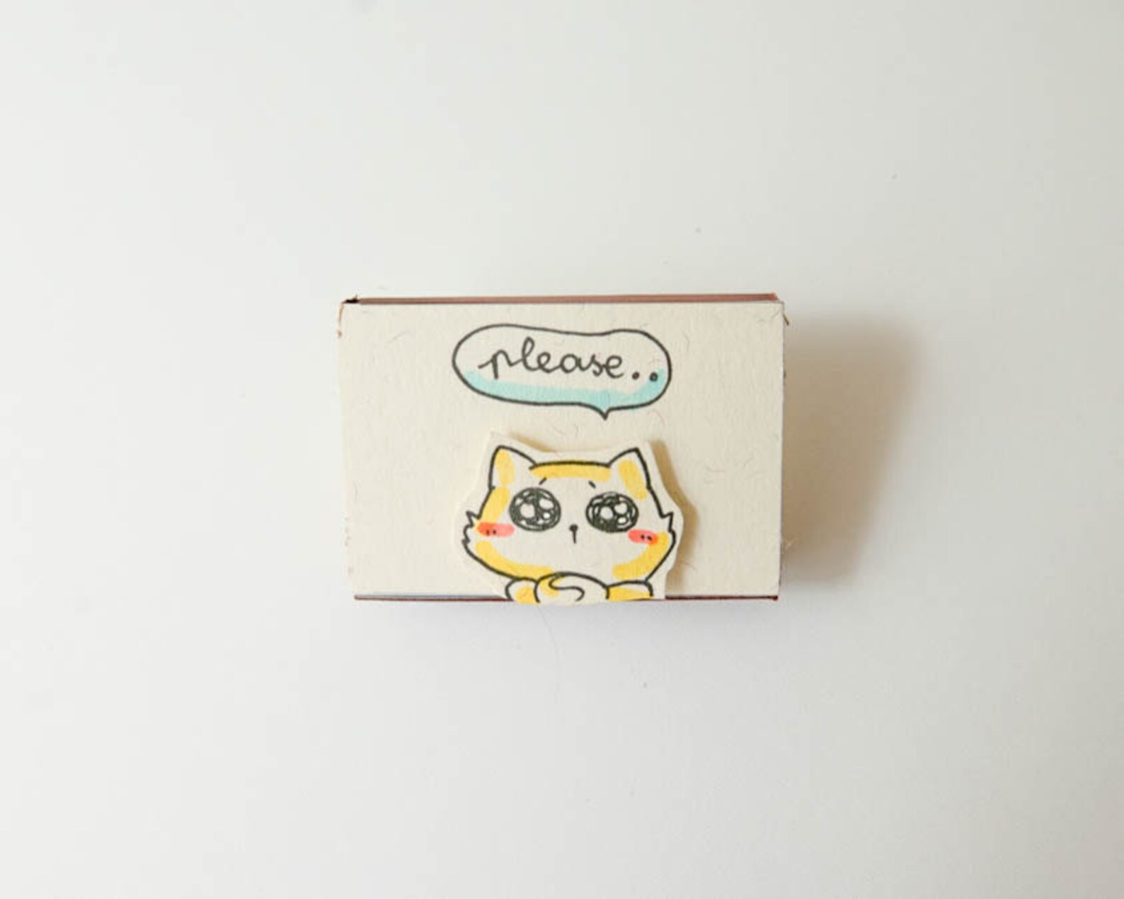 Encouragement Card/ Be Happy Card/ Cat Card/ Matchbox / Gift - Etsy