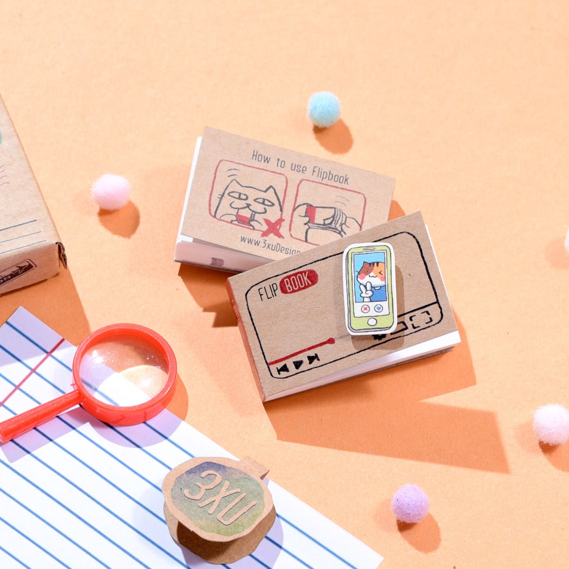 Tiny Love Flip Book/ I Love You Flipbook/ Animation Book/ - Etsy