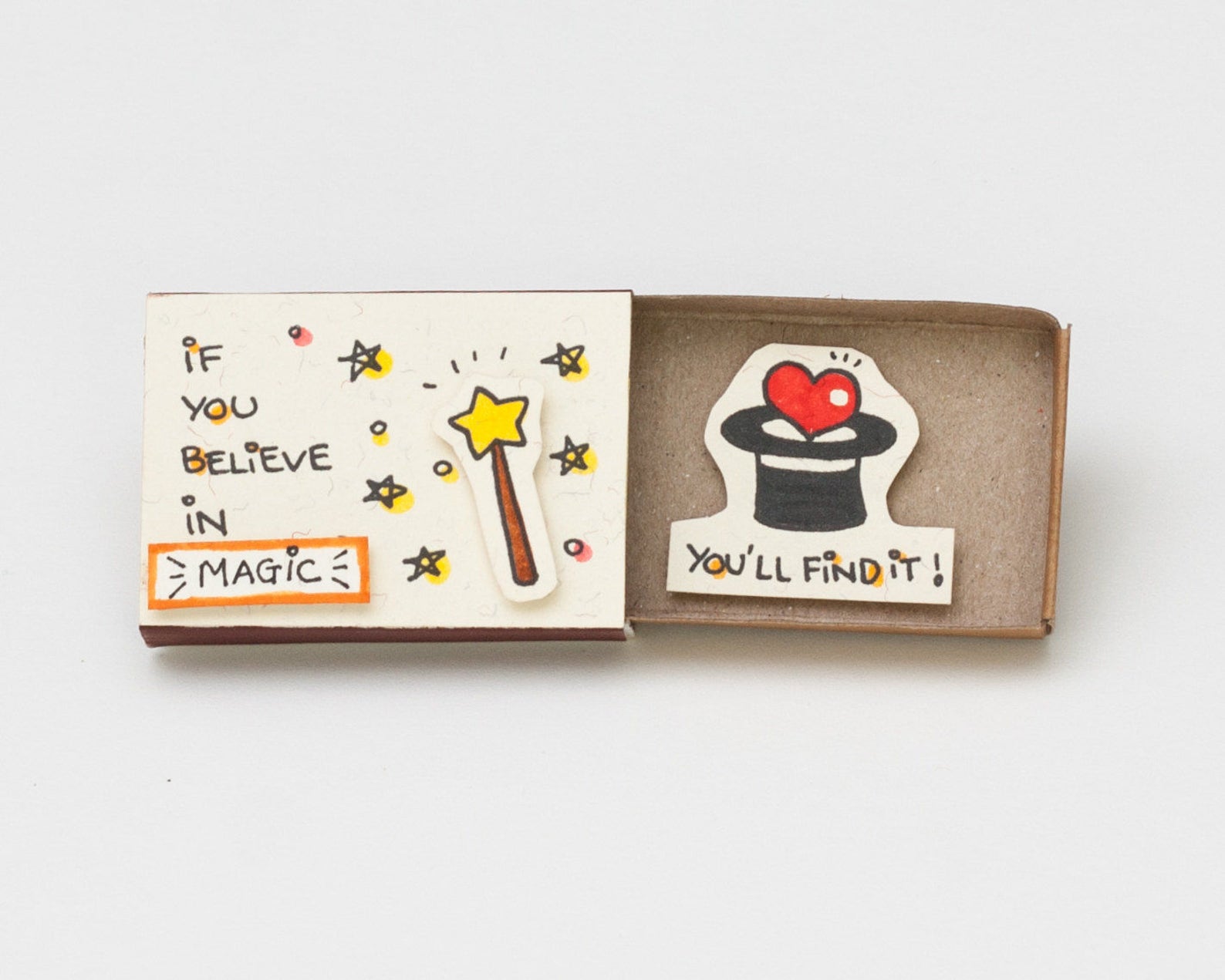 Cute Fun Encouragement Card Matchbox/ Gift Box / Message Box - Etsy