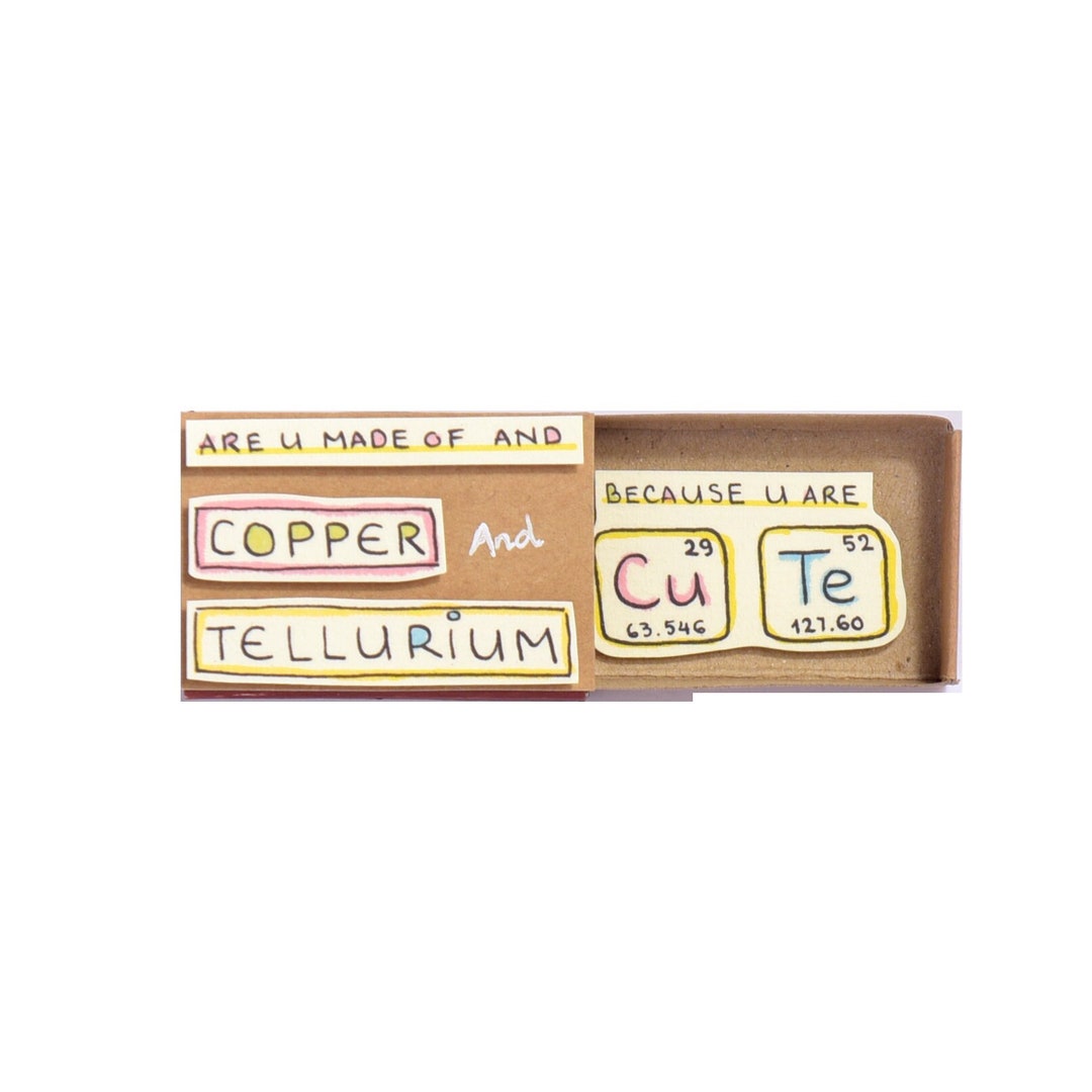 Chemistry Compound Love Card / Witty Pun Love Card/ Funny Geek Card ...