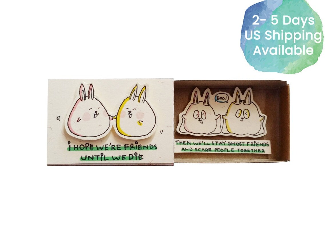 Silly Friendship Matchbox Soulmate Gift Box Cute Gift for - Etsy
