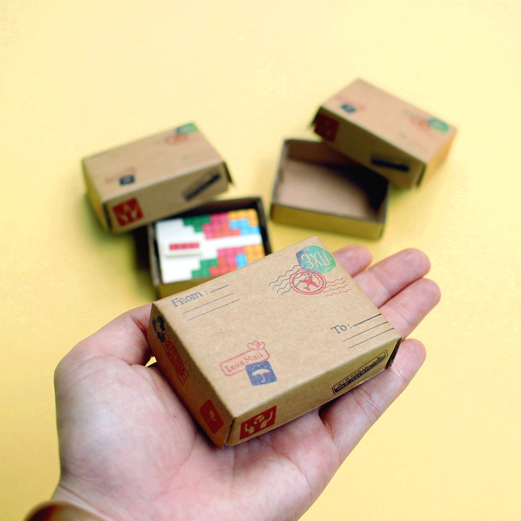 Origami Matchbox Love Card/ Origami Crane Card/ I Love You | Etsy