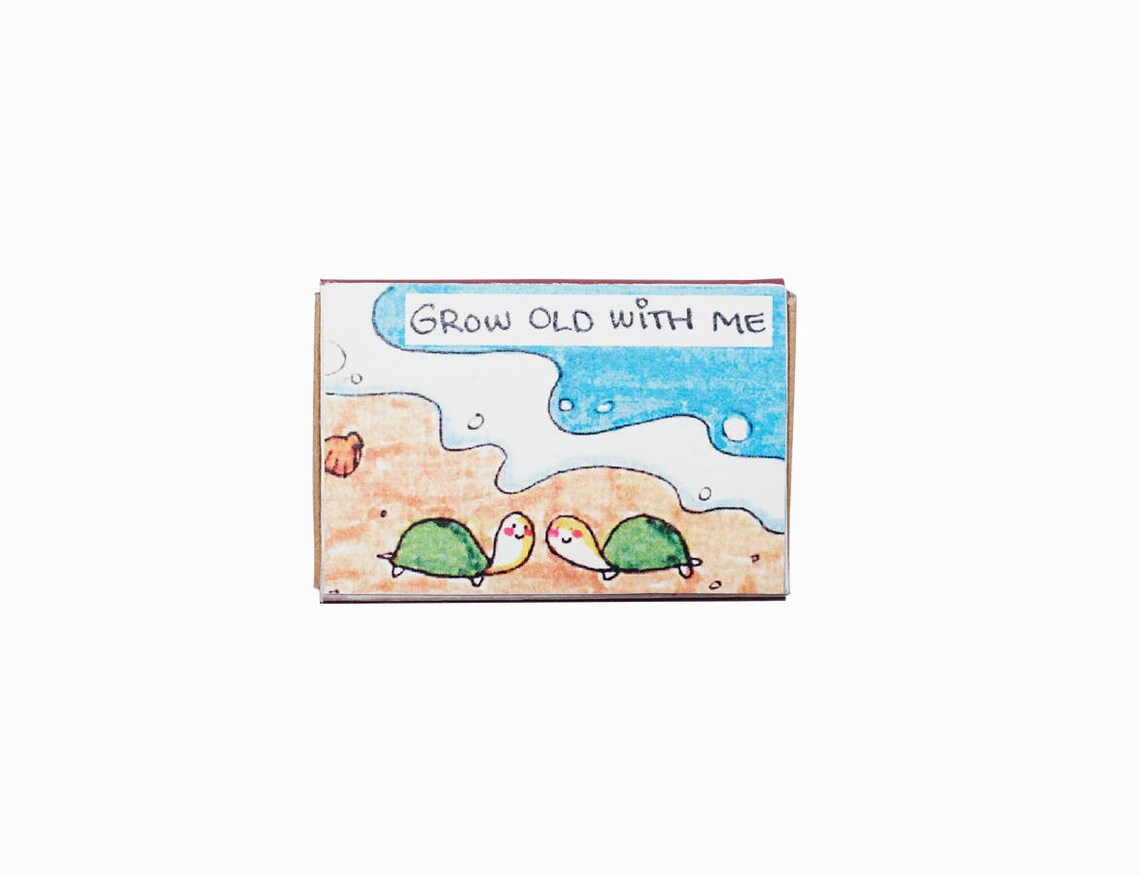 Romantic Love Card/ Turtle Anniversary Card/ Unique Love Gift - Etsy