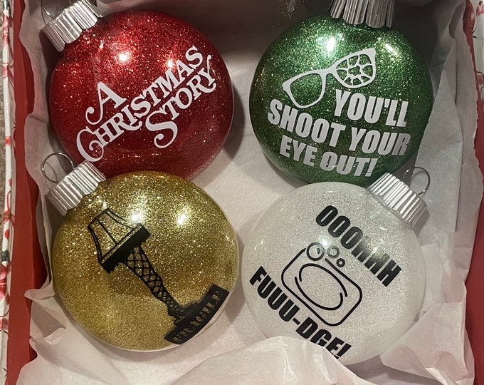 A Christmas Story Inspired Ornament Set. - Etsy