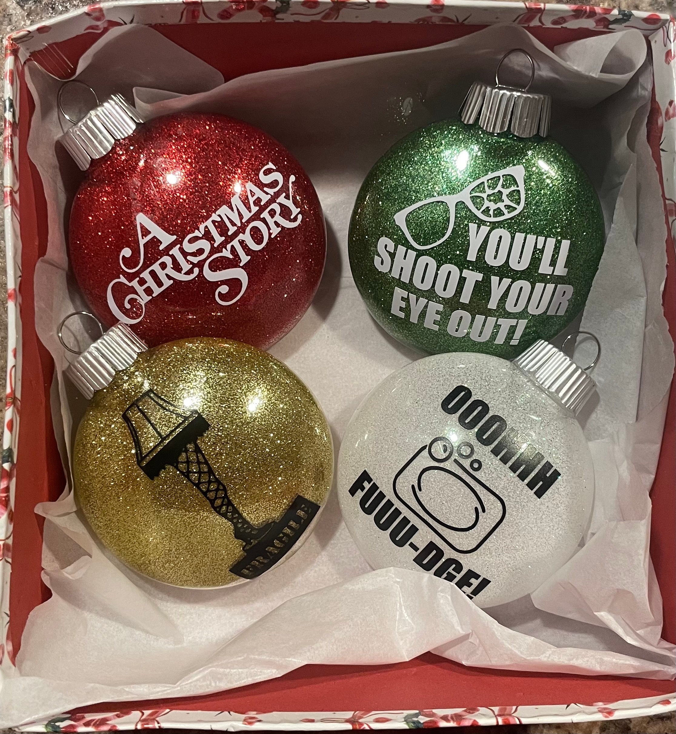 A Christmas Story Inspired Ornament Set. - Etsy