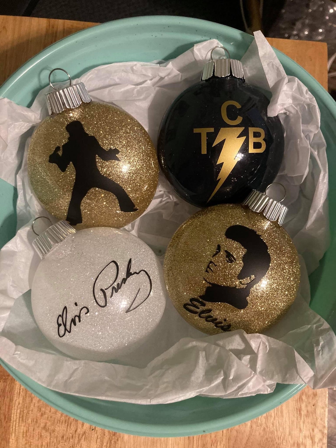 Elvis Presley Inspired Ornament Set - Etsy