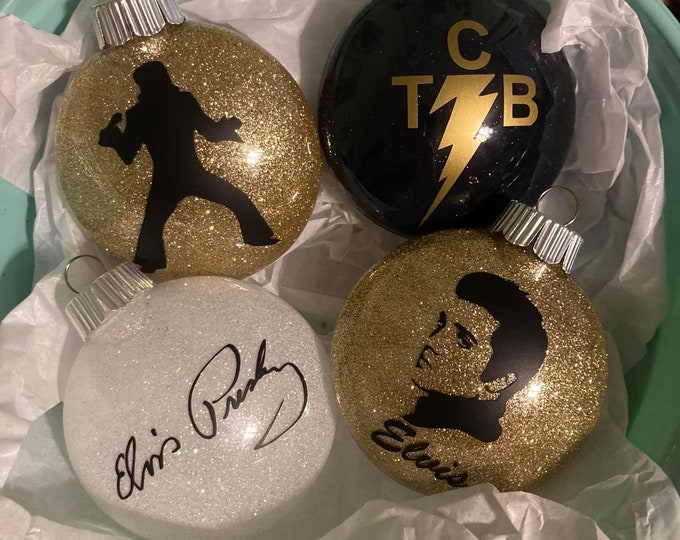 Elvis Presley Inspired Ornament Set - Etsy