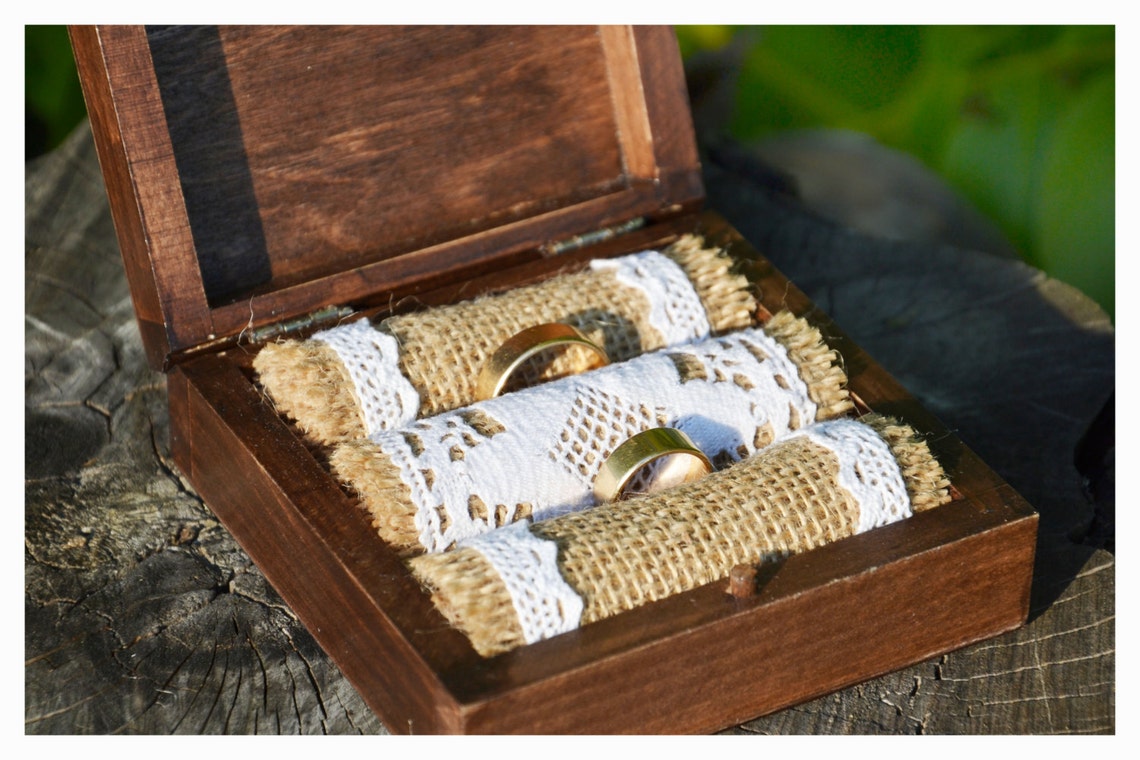 Ring Box Initials Ring Box Personalised Ring Box Wooden - Etsy