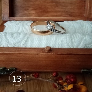 Personalized Wedding Ring Box, Ring Box, Personalised Ring Box, Wooden ...